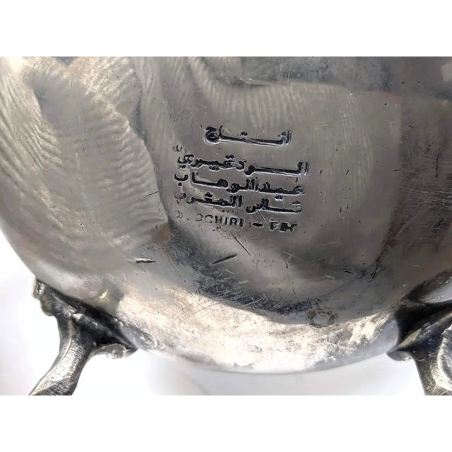 Antique Middle East Silver Tea Pot | Chairish