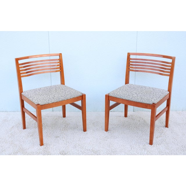 1990s Joseph and Linda Ricchio for Knoll Studio Ricchio Armless Dining ...