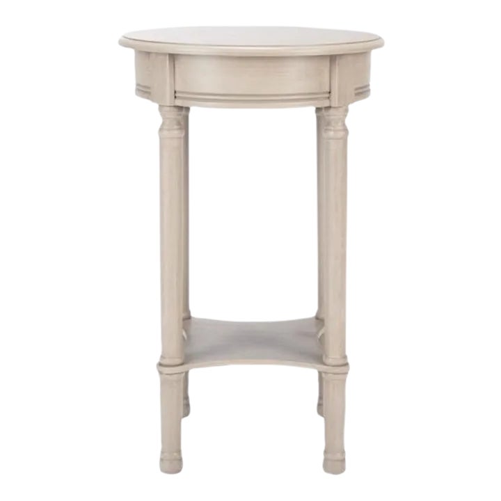 Tinsley Round Accent Table - Greige | Chairish