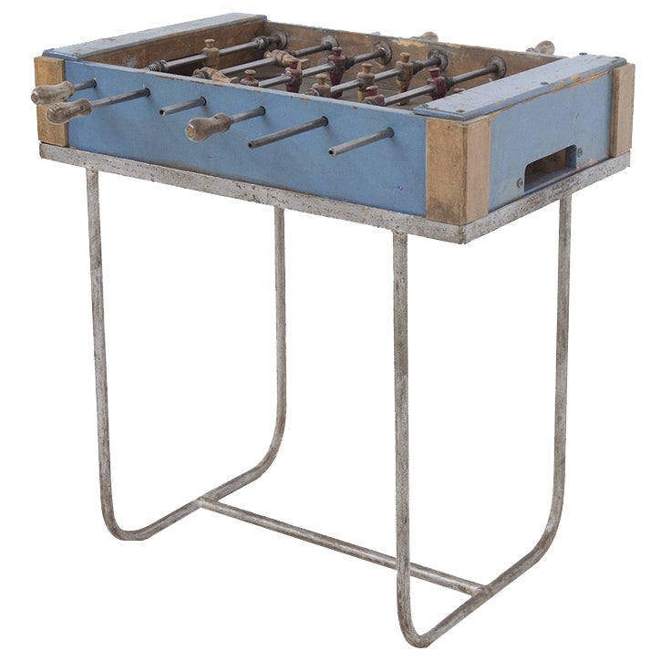 Vintage Table Soccer with Three Knobs, 1921 | Chairish