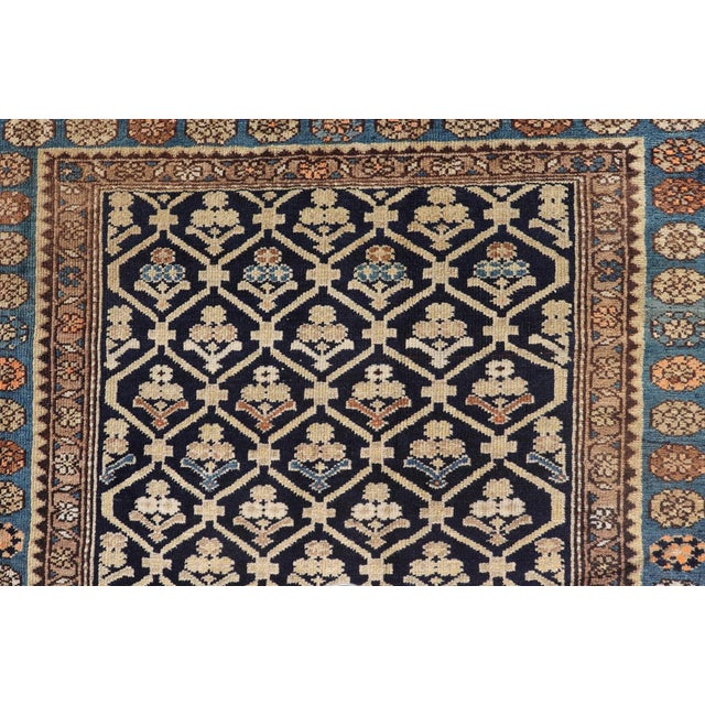 Persian Antique Malayer Rug With Layered Motifs and Geometric Design ...