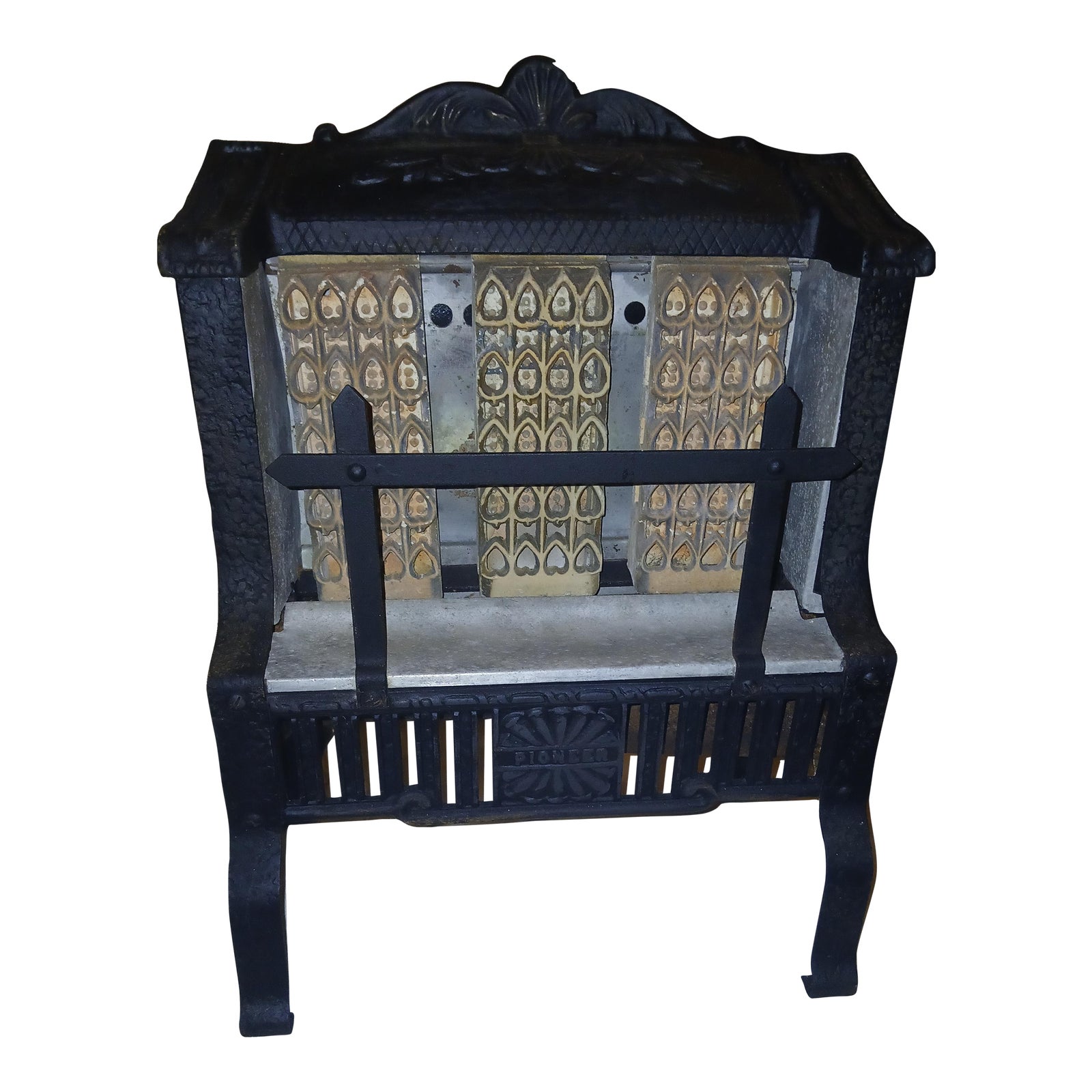 1920s Victorian O'Keefe & Merritt Gas Fireplace Insert Antique Radiant ...