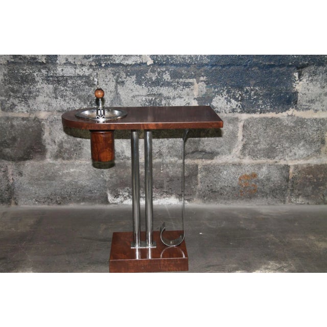 1930s Art Deco Ashtray Side Table by Charles Hardy | Chairish