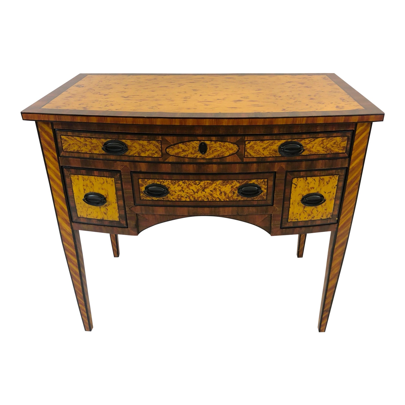 1980s Traditional Harden Furniture Painted Lowboy Chest | Chairish