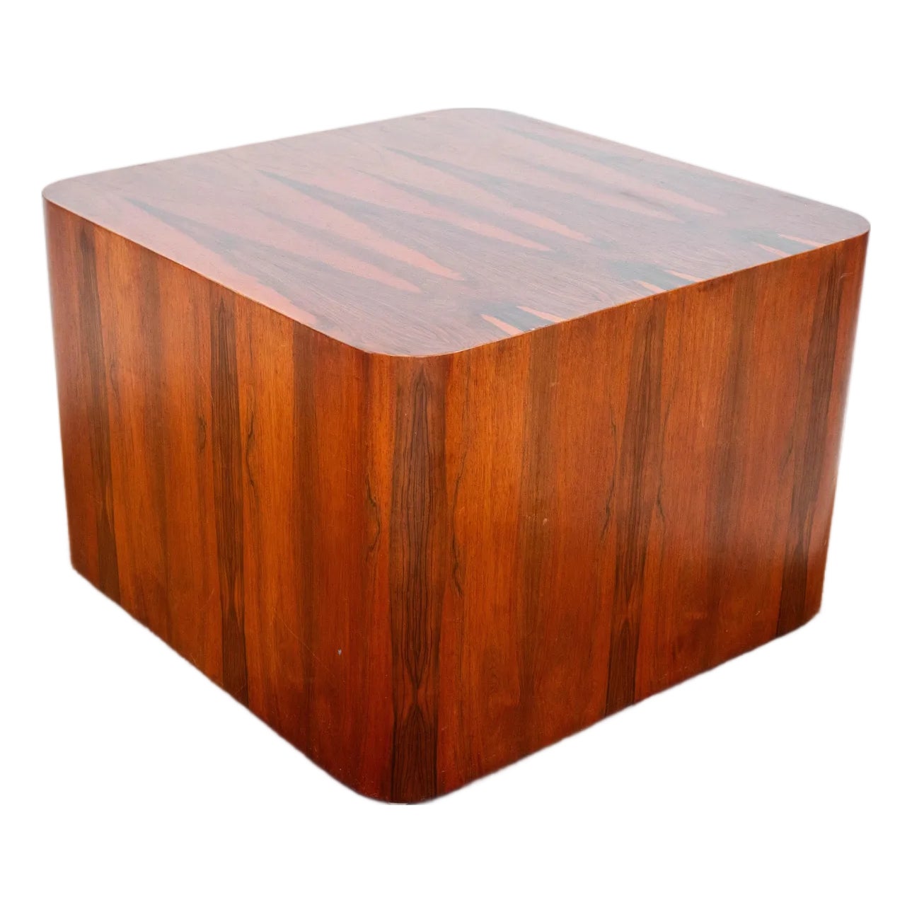 1980s Habitat International Rosewood Cube | Chairish