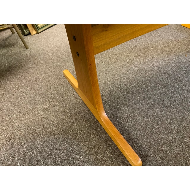 1970s Mid Century Danish Teak Tile Inlay Dining Table by Gangso Mobler ...