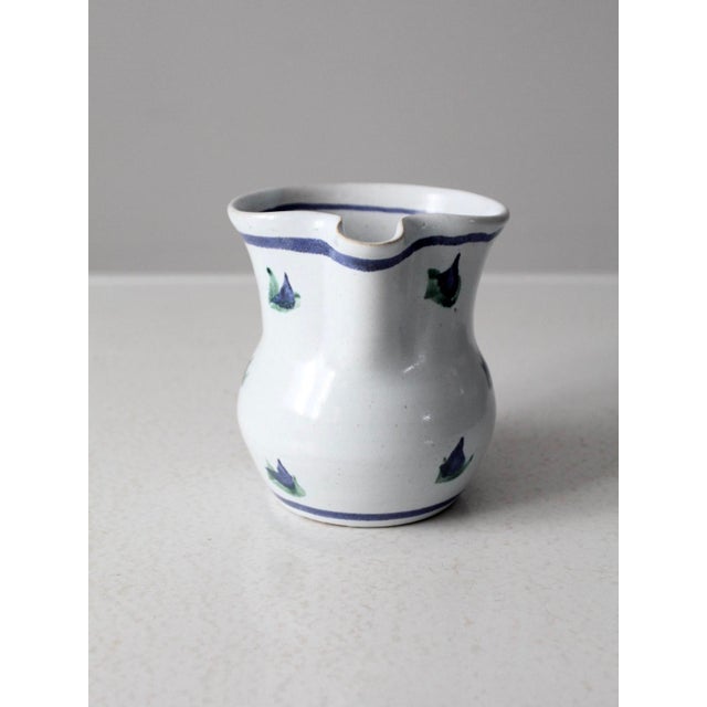 Alex Majeski Studio Pottery Pitcher 1989 | Chairish