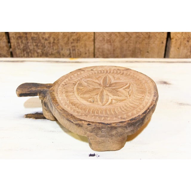 Mid 20th Century Hena Nepalese Carved Lotus Chakla Stand | Chairish