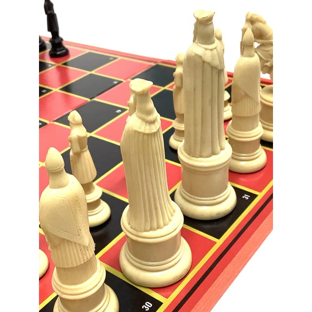 Vintage Bakelite Full Set Kingsway Chess Set | Chairish