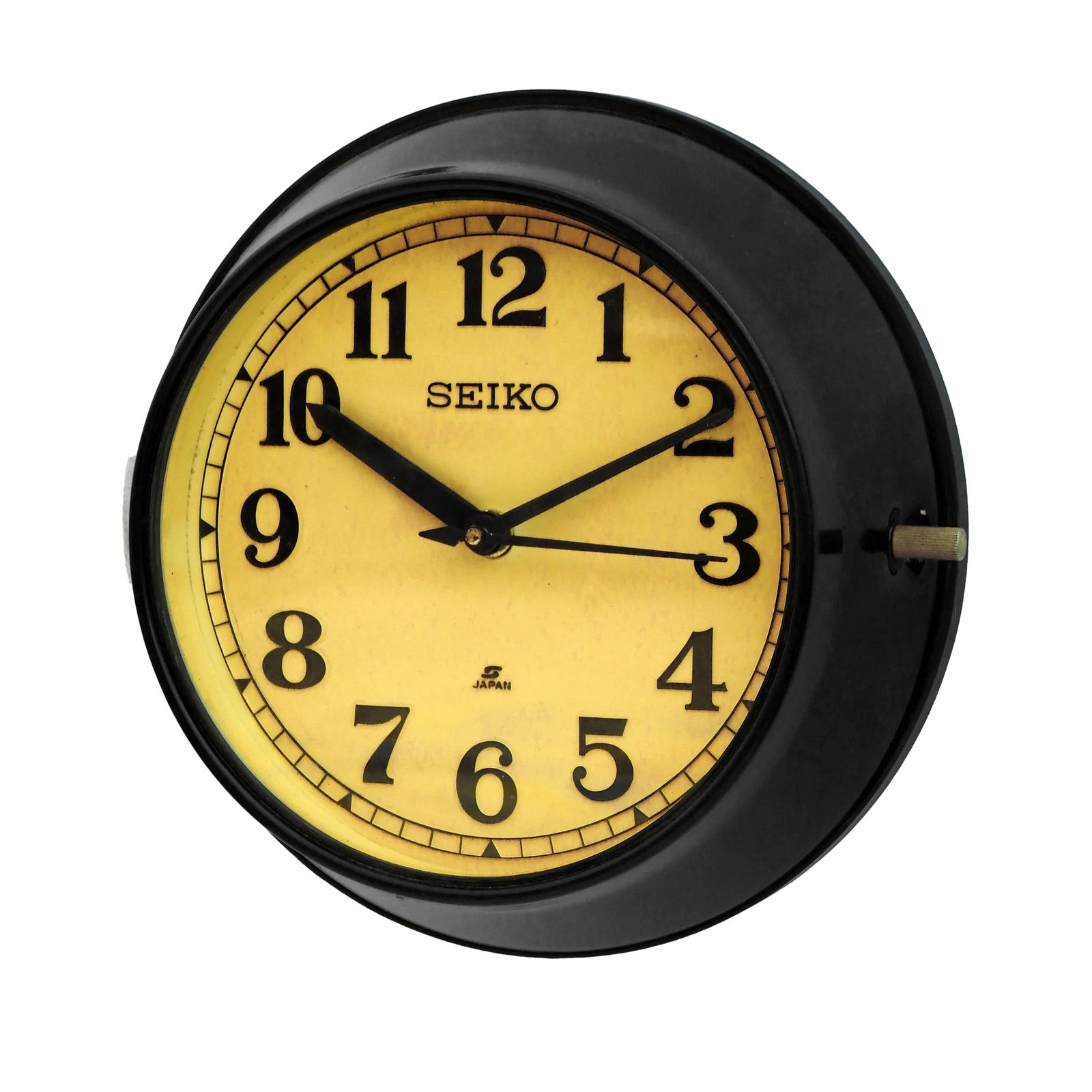 Navigation Industrial Ship's Wall Clock Analog Quartz Seiko Japan ...