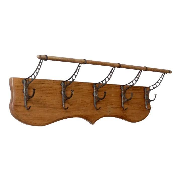 Antique Wall Rack | Chairish
