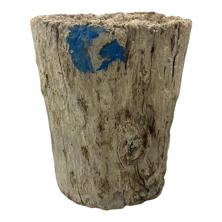 Mid 20th Century Antique Wooden Ukhali | Chairish