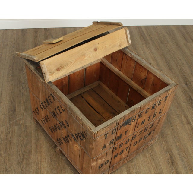 Top Secret Army Intel, Do Not Open Storage Crate, Movie, Play Prop ...