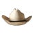 Vintage Rockmount Distressed Cowboy Hat | Chairish