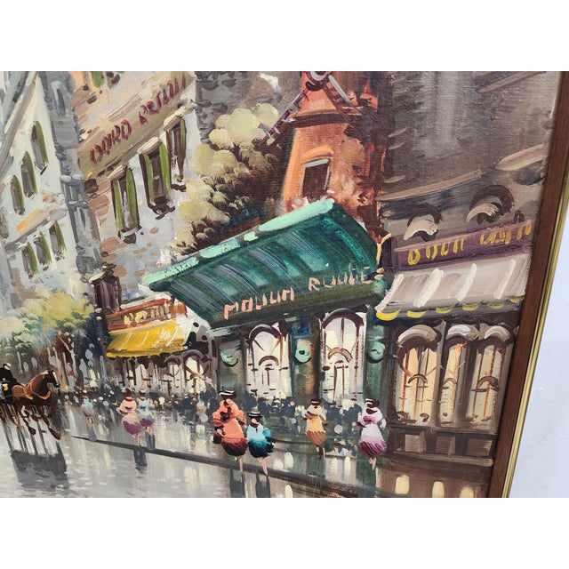 Authentic Antonio DeVity Paris Oil Painting | Chairish