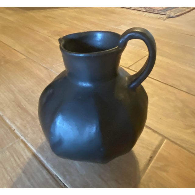 Mid 20th Century Handmade Mexican Blackware Rustic Black Ceramic ...