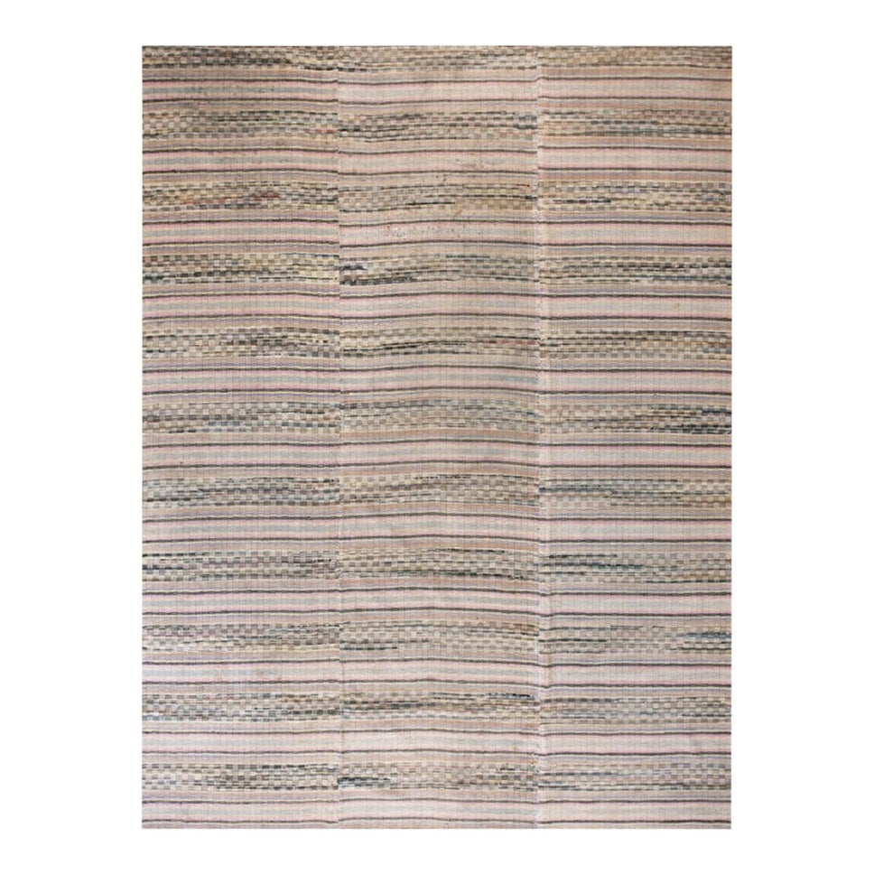 Late 19th Century American Shaker Rag Rug ( 8' X 11' - 245 X 335 CM ...
