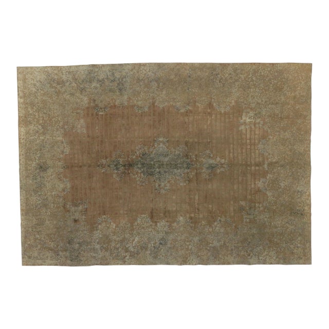 Vintage Modern Industrial Area Rug, 09'04 X 13'06 | Chairish