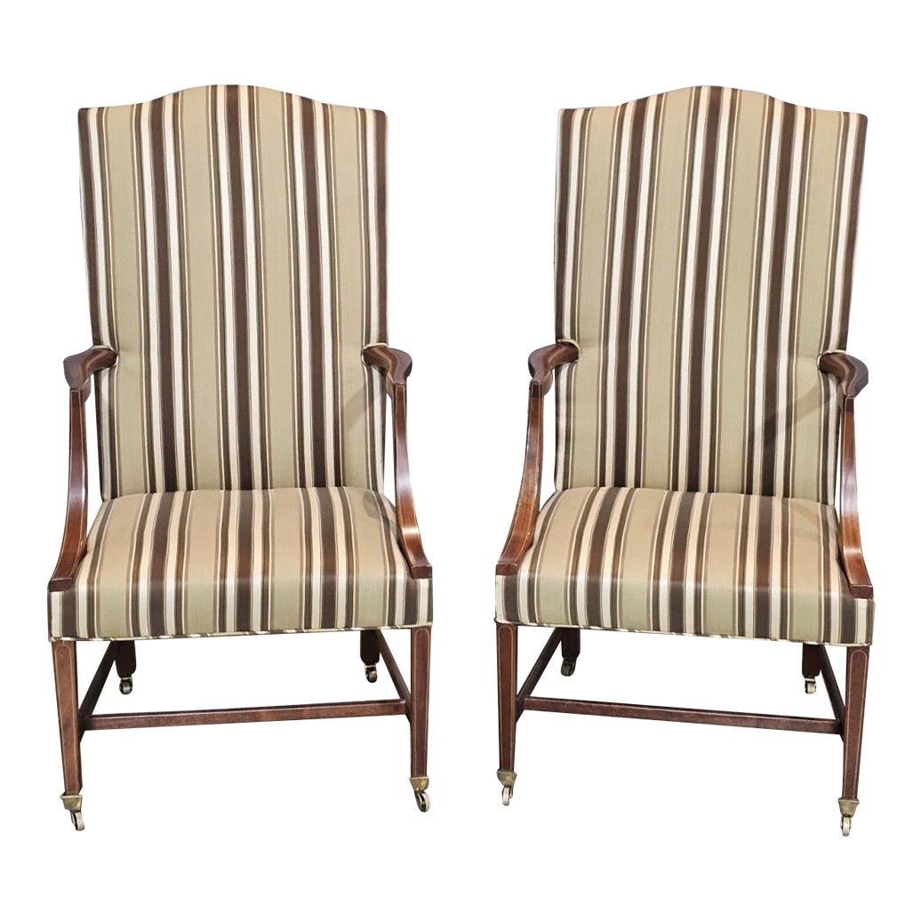 Mid 20th Century Share Pair of Kittinger Williamsburg Mahogany Martha ...