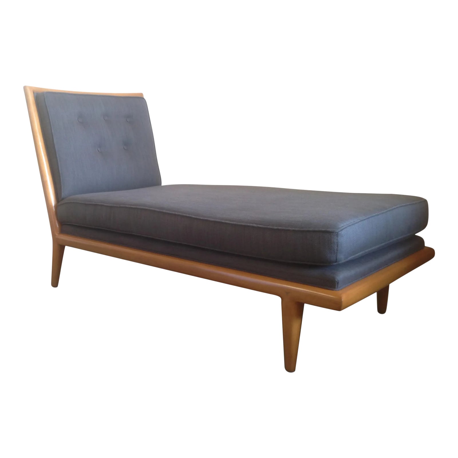 Modern Medellin Mid-Century Style Chaise | Chairish