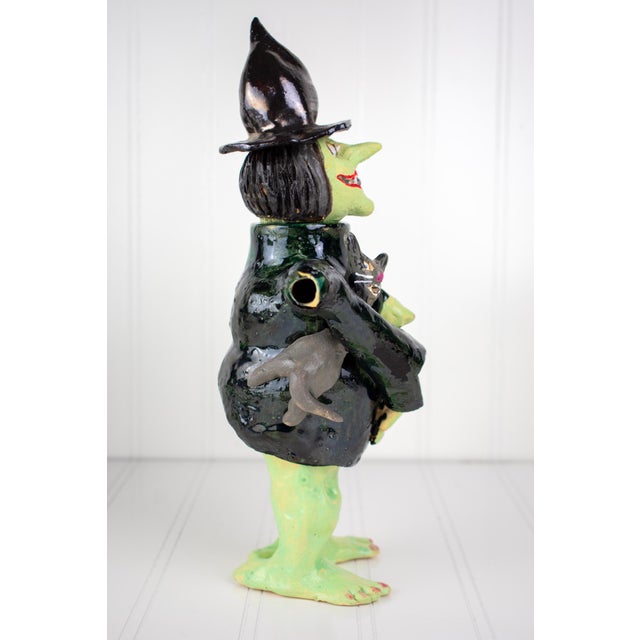Signed Postmodern Feminist Sculptural Pottery - Witch Teapot | Chairish