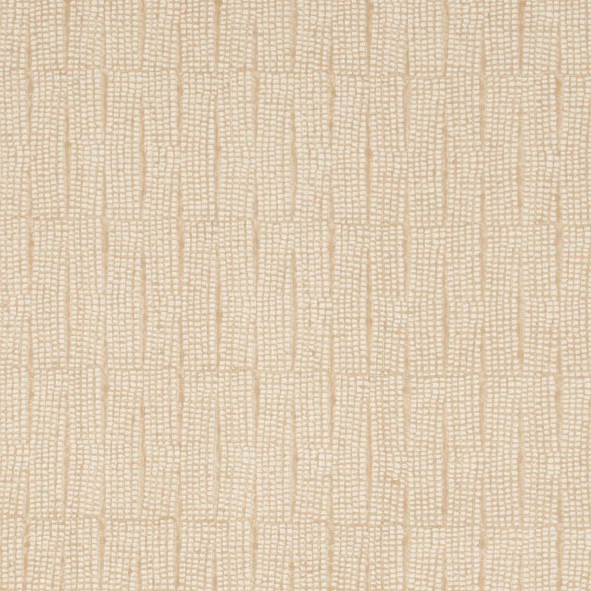 Schumacher Noland Block Print Fabric In Sand | Chairish