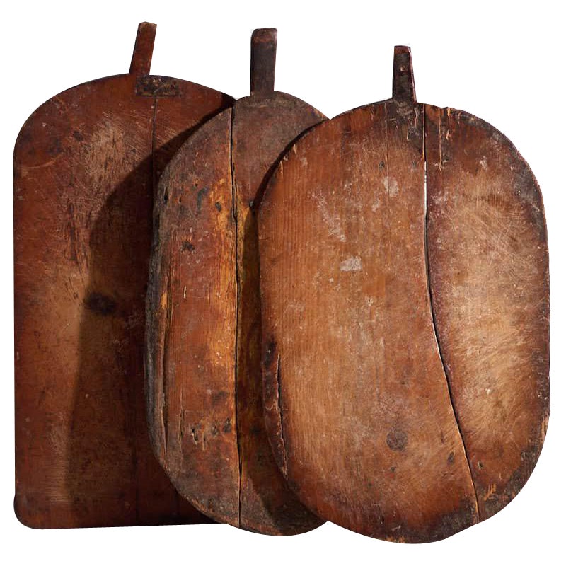 Antique Cutting Boards, 1920s, Set of 3 | Chairish
