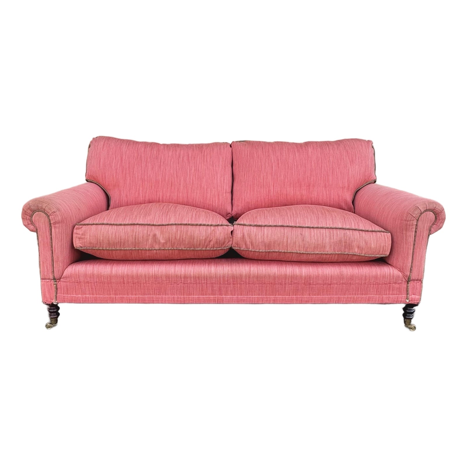 George Smith Full Scroll Arm Sofa | Chairish