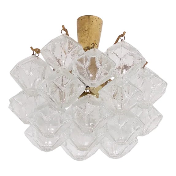 Brass Pagoda Suspension Ceiling Light, 1970s | Chairish