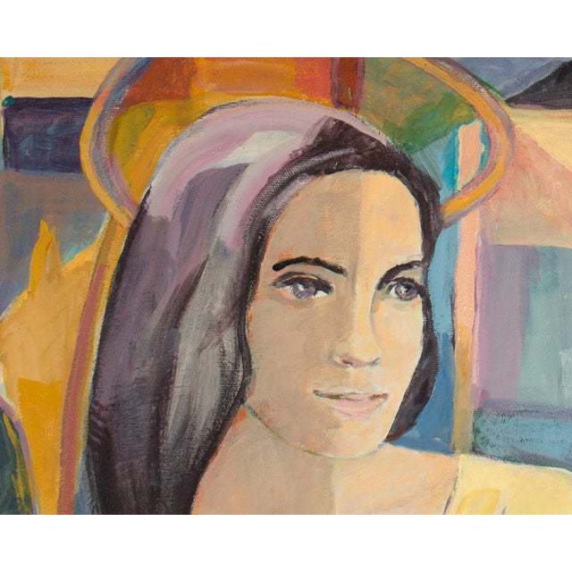 2011 “The Saint” Abstract Oil on Canvas Painting by Peter Bruning ...