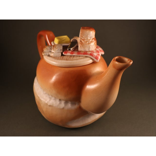 Vintage 1980's Cottage Loaf Bread and Butter Teapot - Sunshine Ceramics ...