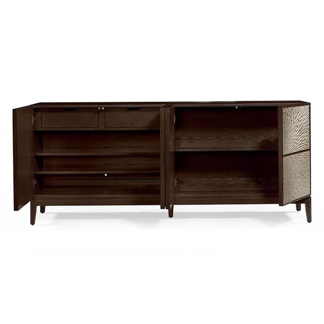 Woodbridge Furniture Radial Media Cabinet | Chairish