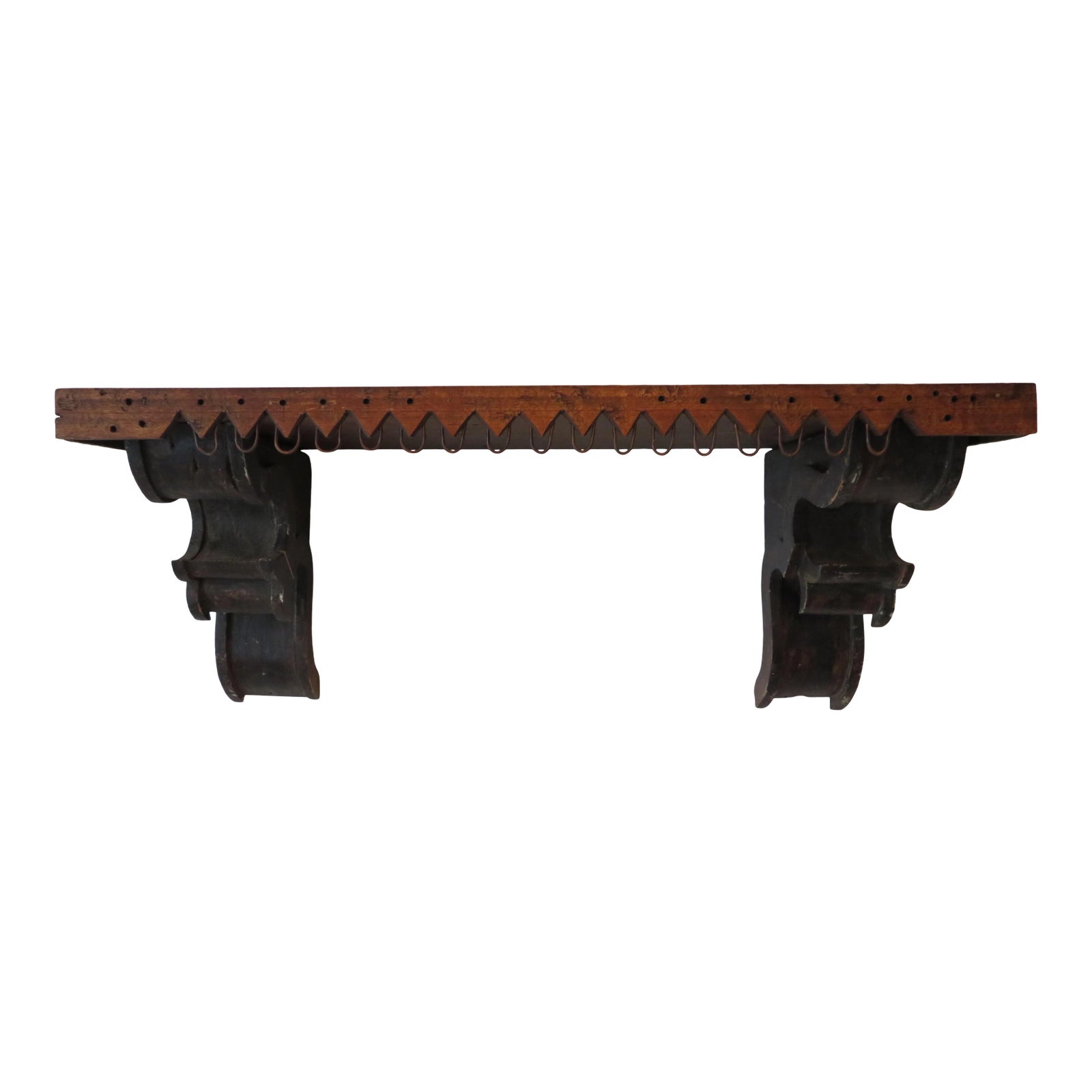 1980s Dan Abramson Aesthetic Movement Wall Shelf | Chairish