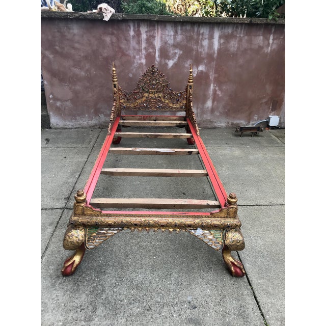 Antique Royal Thai Daybed | Chairish