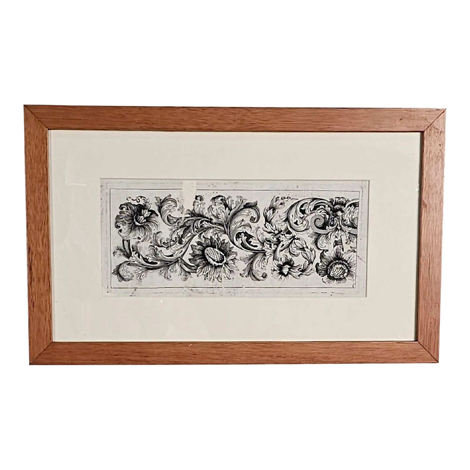 Baroque Period Engraving, Italy Circa 1800 | Chairish