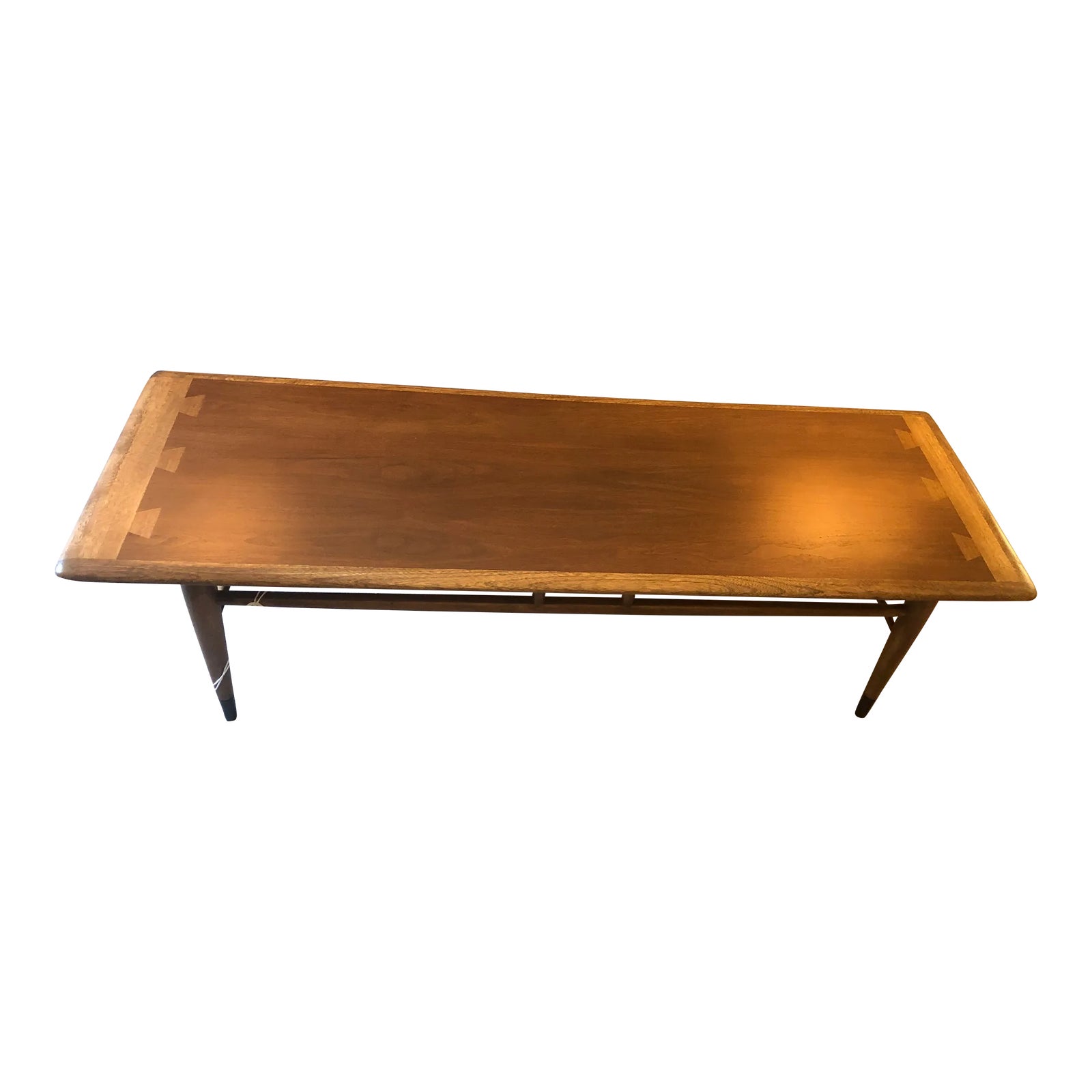 Vintage Lane Acclaim Walnut & Oak Coffee Table by Andre Bus | Chairish