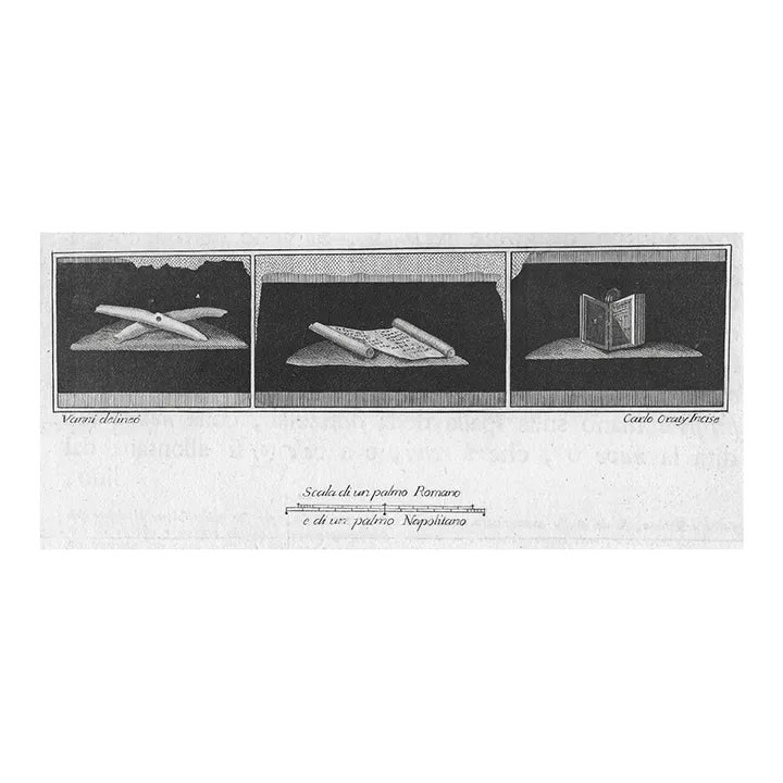 1762 Italian Library Engraving | Chairish