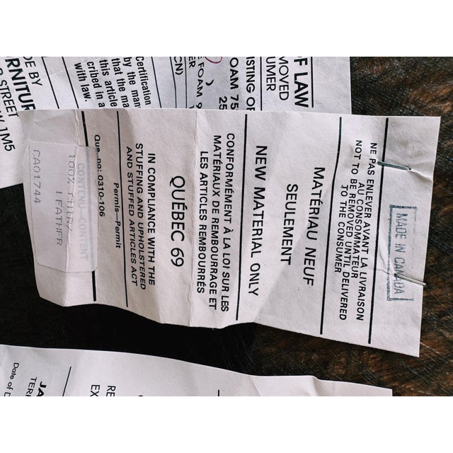 Late 20th Century Post Modern Pedestal Base Swivel Chair in Leather by ...