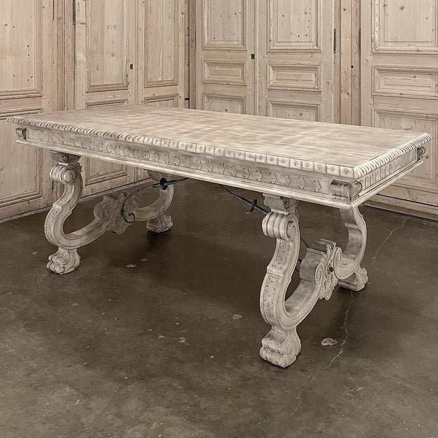 Vintage Spanish Renaissance Dining Table | Chairish