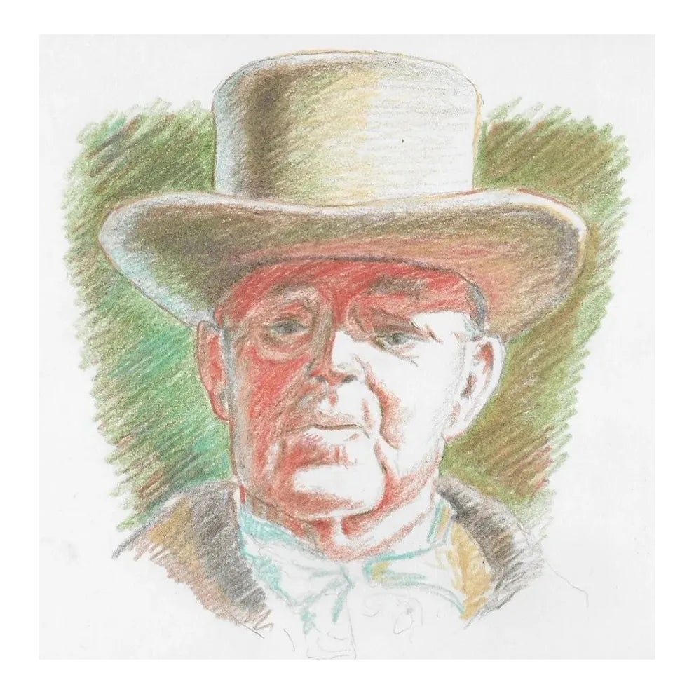 1970s Neil Meitzler Portrait of a Man | Chairish
