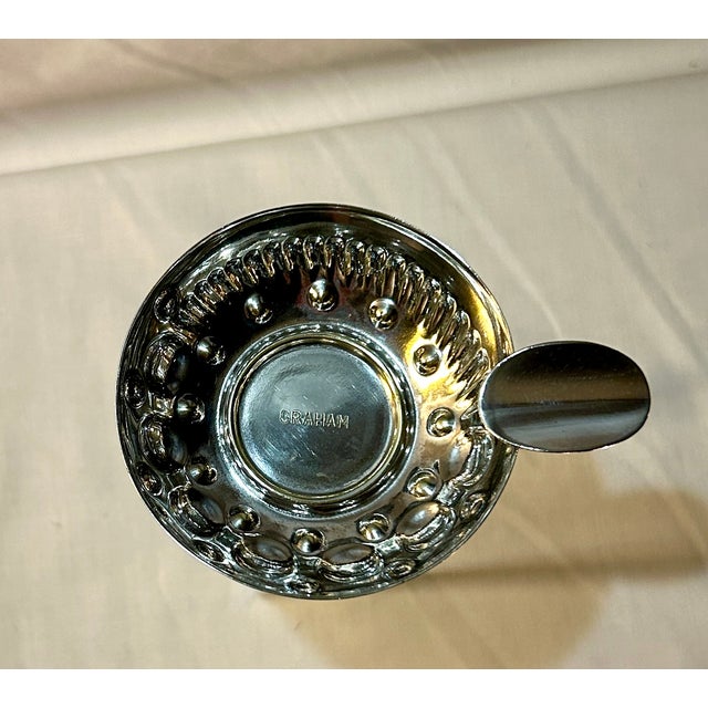 French Hallmarked Augis Lyon Mid 20th Century - 1950's Silver Tastevin ...