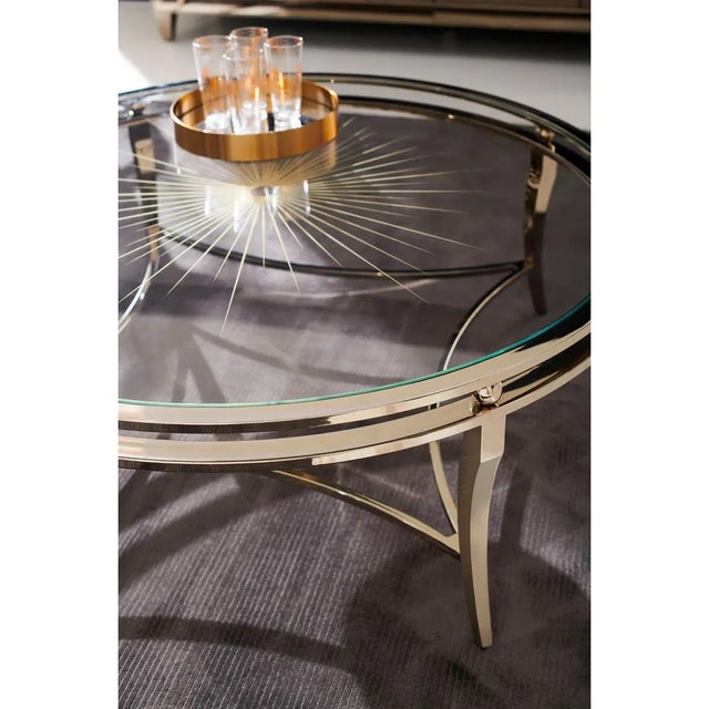 Round Modern Cocktail Table | Chairish