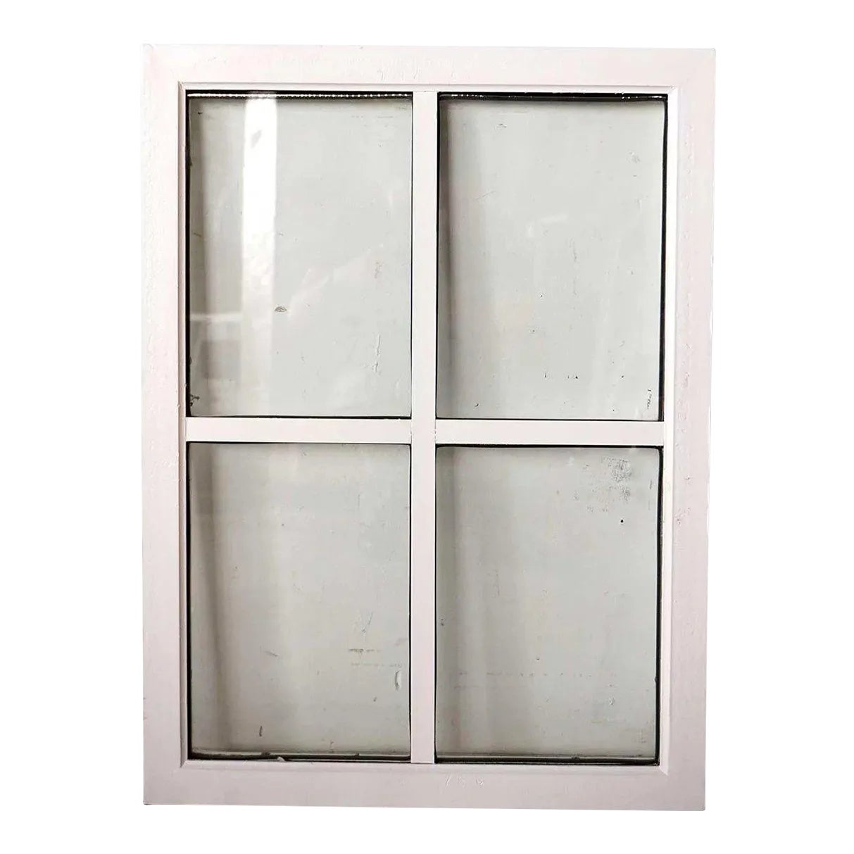 Medium American Lafayette Hughes Mansion Painted Iron Window | Chairish