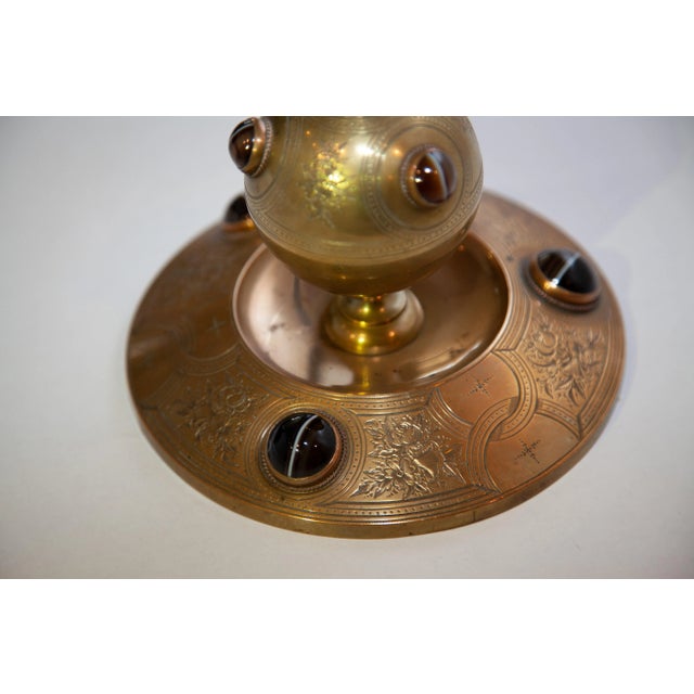 Early 1900s Arts and Crafts Brass Ship's Ink Well | Chairish