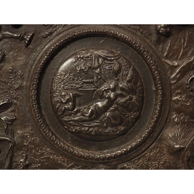 Antique Cast Iron Relief Charger From Germany, 19th Century | Chairish