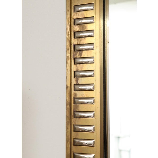 Rectangular Bronze Mirror With Mirrored Inserts in the Neoclassic ...