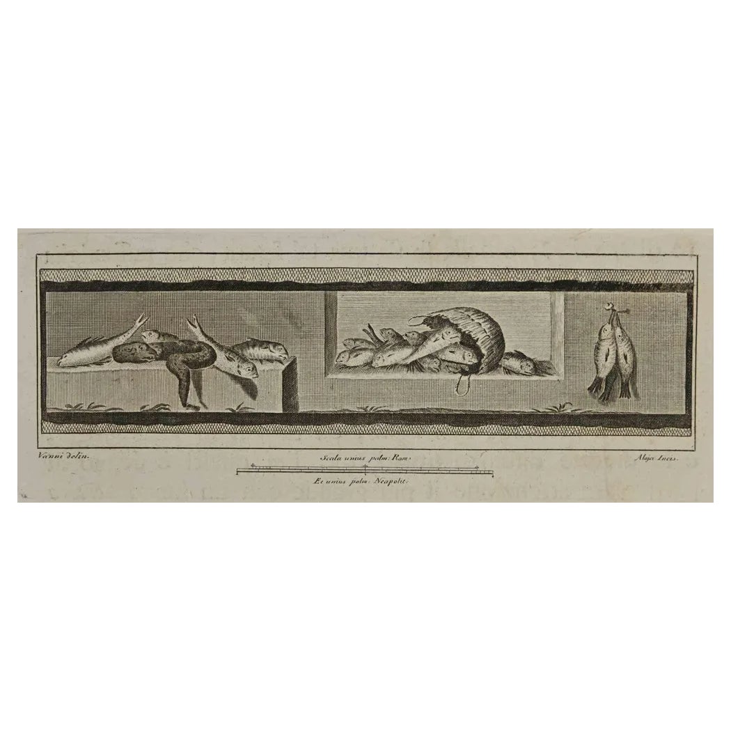 Vincenzo Aloja, Ancient Roman Still Life, Etching, 18th Century | Chairish