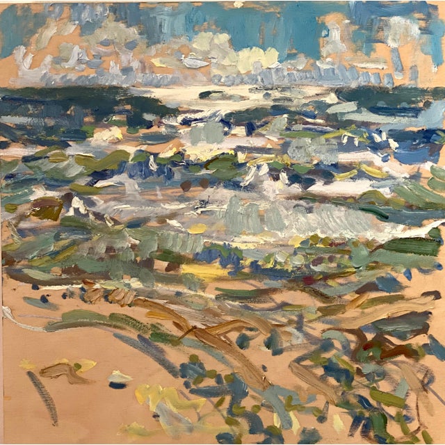 Abstract Expressionist Original "Outer Banks, North Carolina Seascape ...