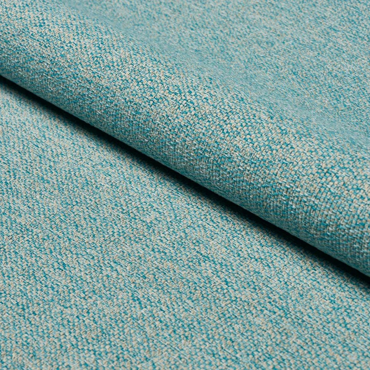 SAMPLE - Schumacher Gus Indoor/Outdoor Fabric In Pool | Chairish