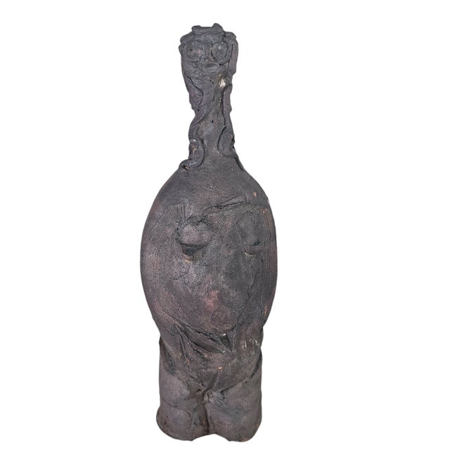 Claude Horan Hawaiian Female Sculpture Signed 14" | Chairish